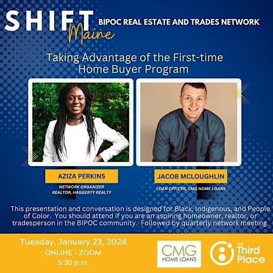 SHIFT Maine: BIPOC Real Estate and Trades Network, January 23 2024 ...