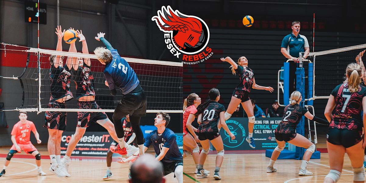 Volleyball Doubleheader: Rebels Men and Women vs. Durham Palatinates ...