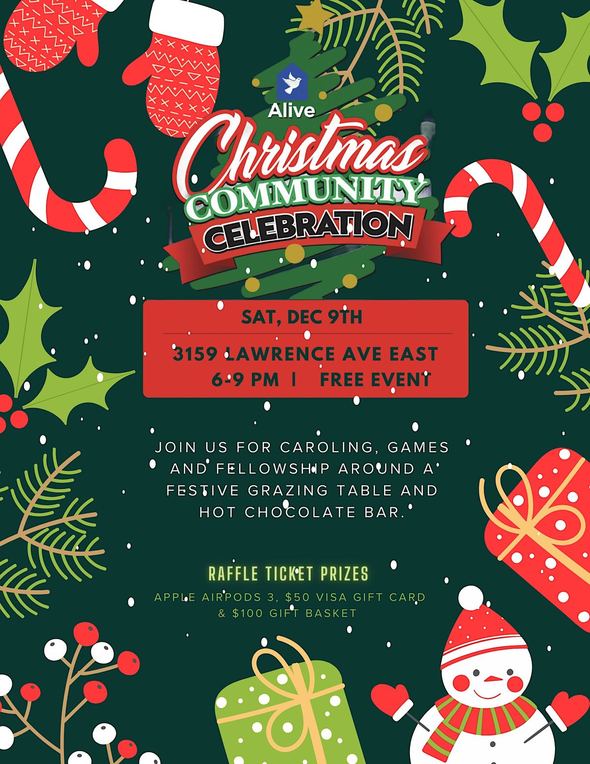 Christmas Community Celebration, 3159 Lawrence Ave E, Toronto, 9 ...