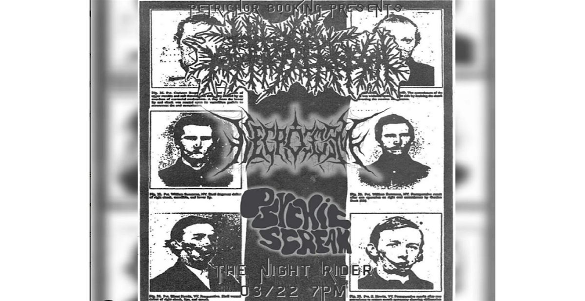 The Night Rider Presents: Necrocosm / Entrail Asphyxiation / Psychic ...