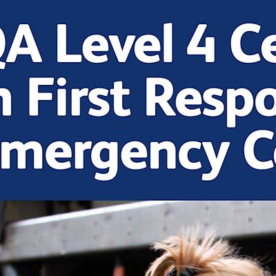 QA Level 4 Certificate in First Response Emergency Care (RQF), Exeter ...