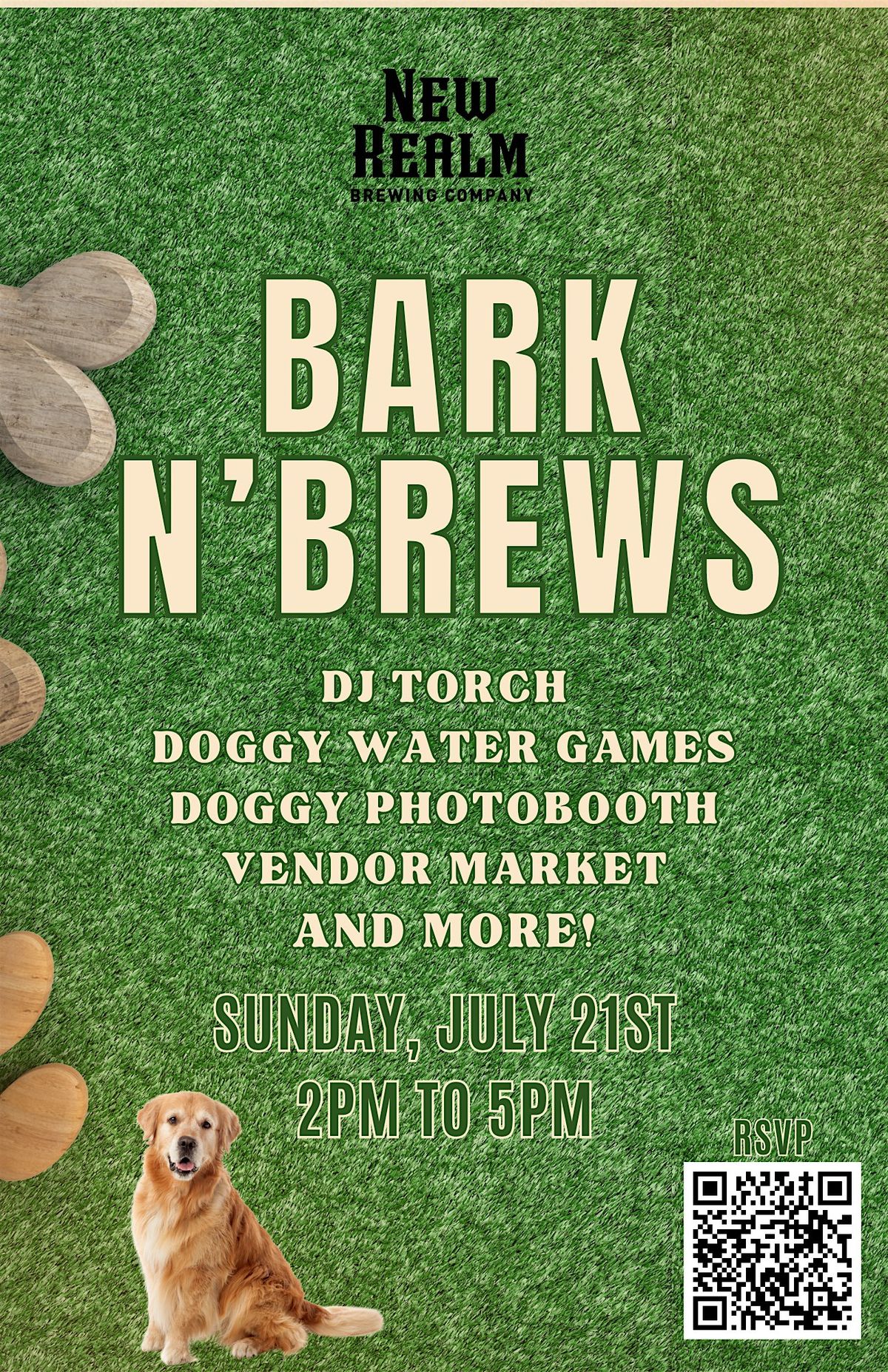 Bark n Brews, New Realm Brewing Co., Island Park Drive, Charleston, SC, USA, 18 August 2024 ...