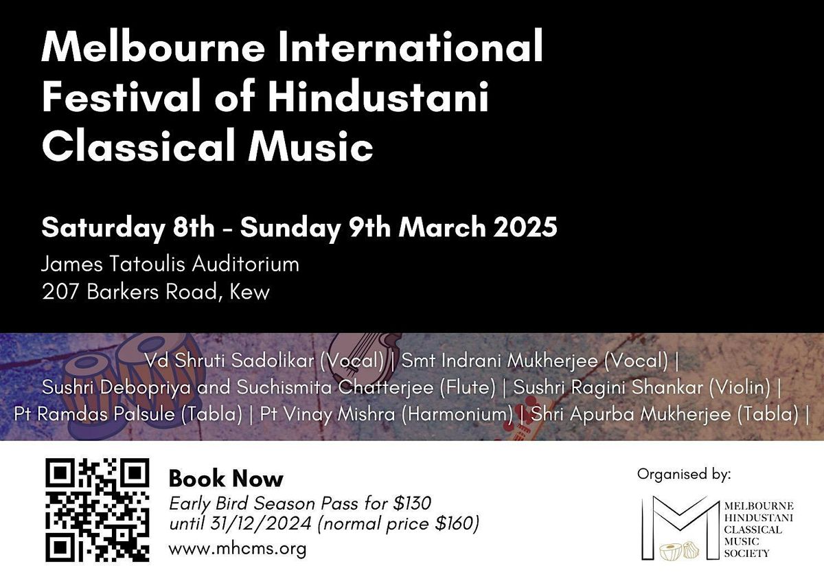 Melbourne International Festival of Hindustani Classical Music 2025 ...