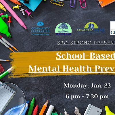 School-Based Mental Health Prevention, January 22 2024 | Online Event | AllEvents.in