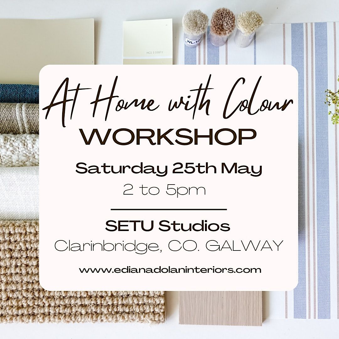 At Home with Colour WORKSHOP, SETU Yoga Studio, Clarinbridge, 25 May ...