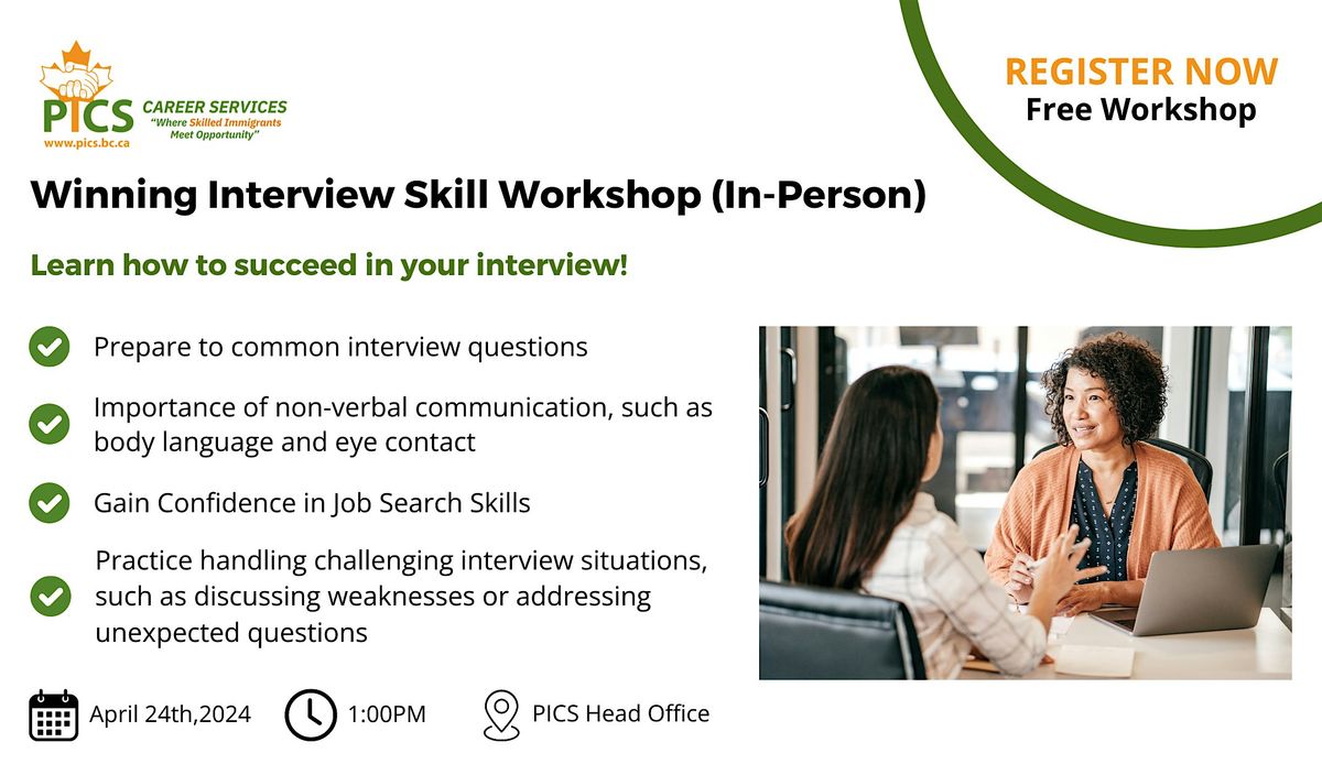 Career Services Interview Skill Workshop, Progressive Intercultural ...