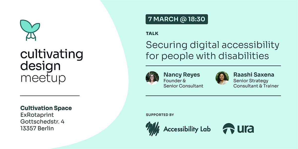 CDM#06: Securing digital accessibility for people with disabilities ...