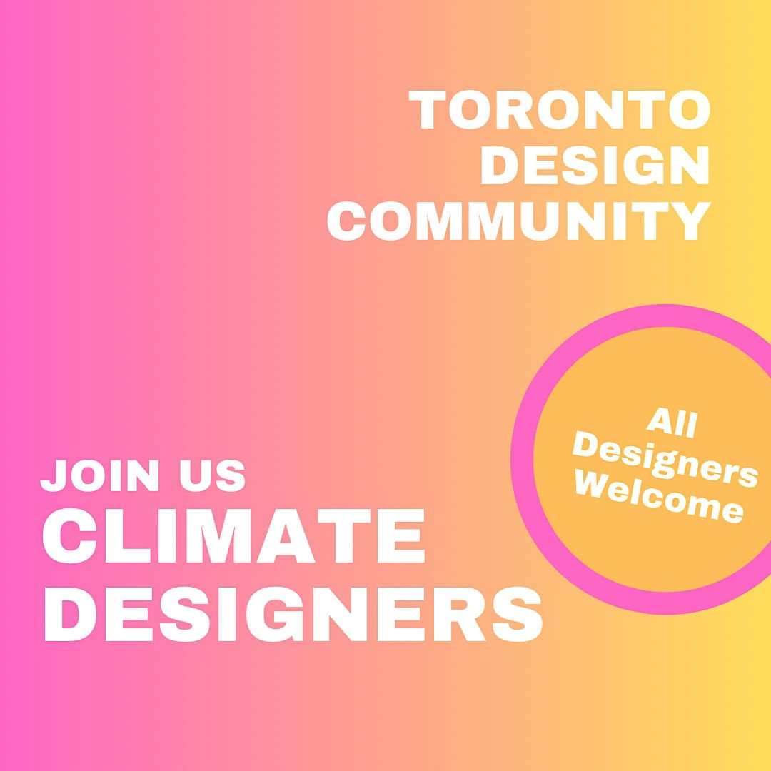 Climate Designers of Toronto & the GTA - Virtual Meet & Greet, November ...