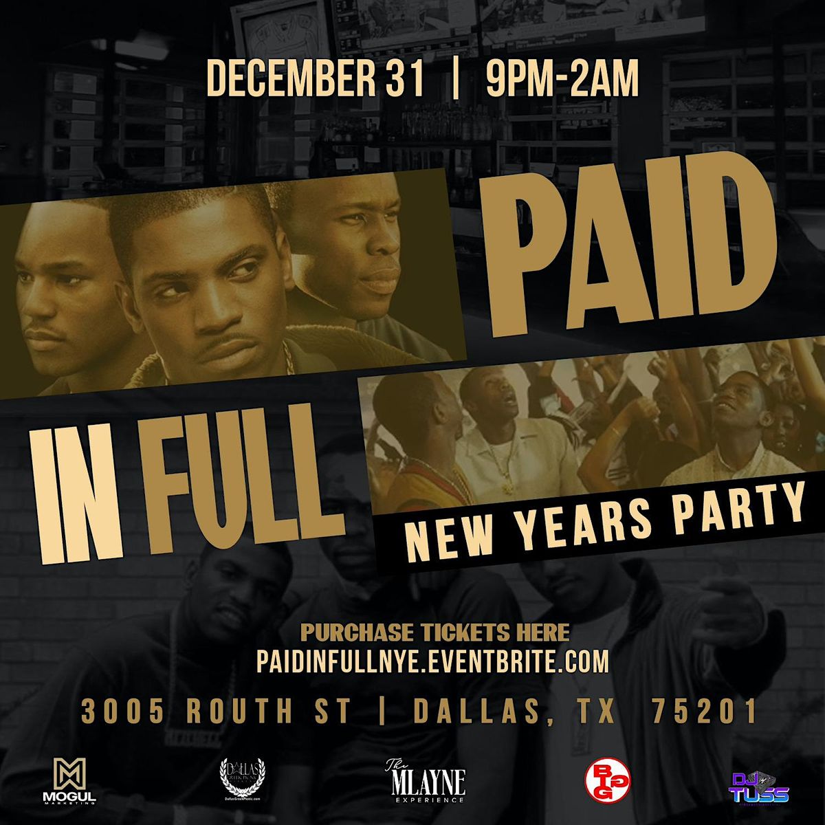 Paid in Full NYE at Level, Level Dallas, Routh Street, Dallas, TX, USA ...