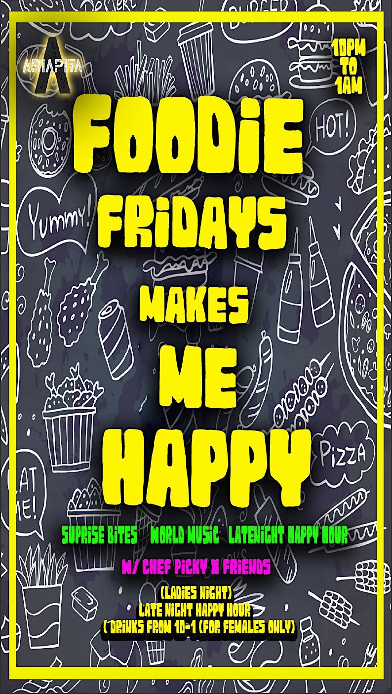 FOODIE FRIDAYS | Fun after Food, Ariapita NYC, Brooklyn, 14 April to 15 ...
