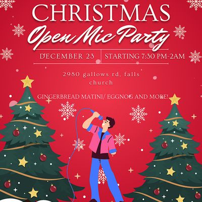 Christmas open mic karaoke party, Musicbox karaoke, Falls Church ...