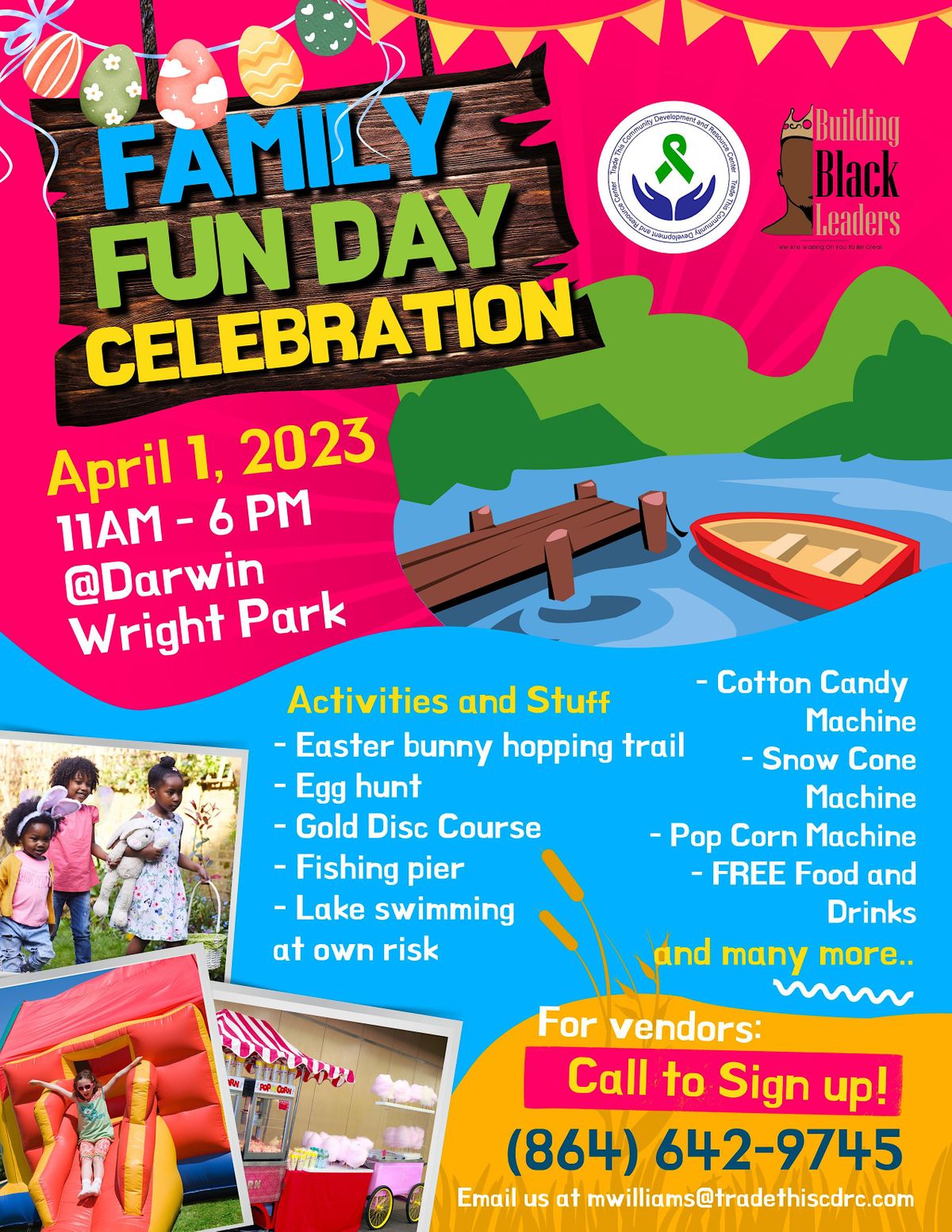 Family Fun Day, Darwin Wright Park, Anderson, 1 April 2023 | AllEvents.in