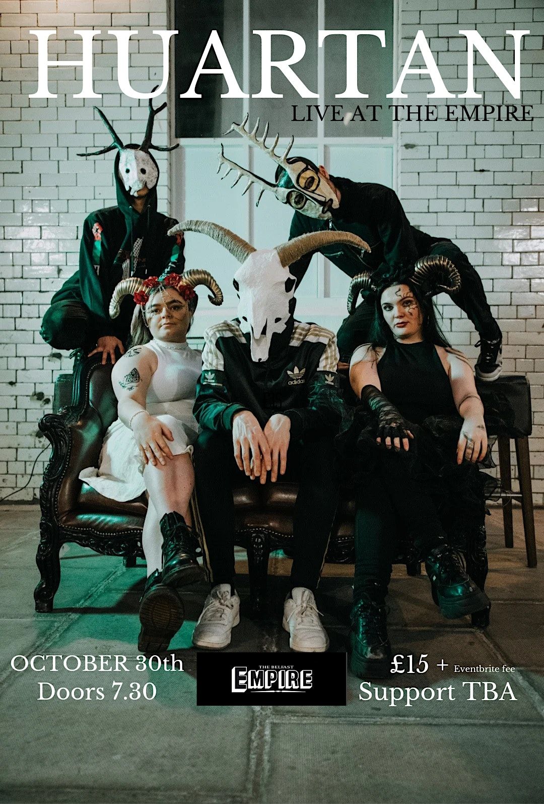 Huartan ⚡ Live At The Empire, The Belfast Empire Music Hall, 30 October ...