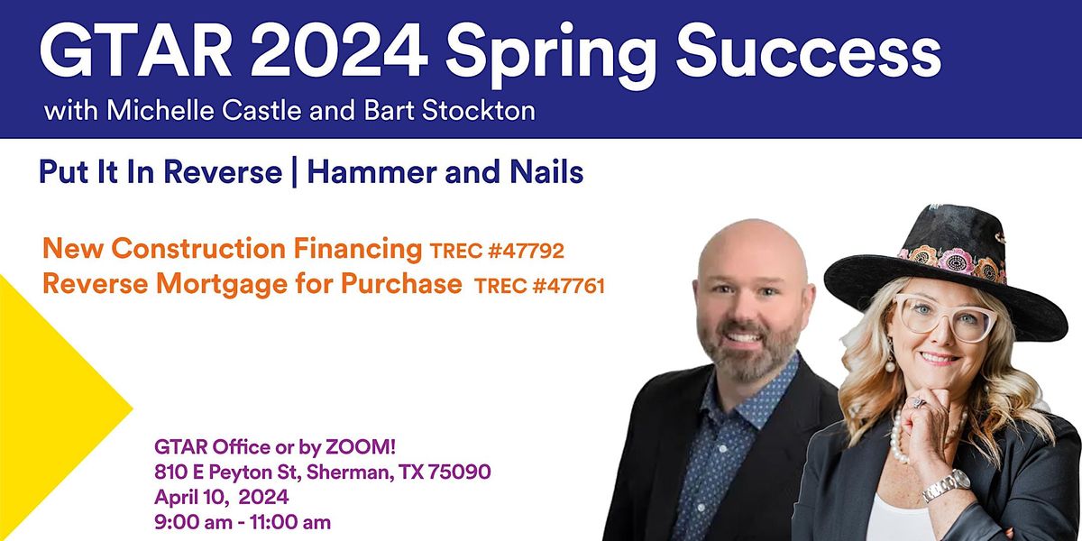 GTAR Success Series Spring 2024 Put It In Reverse and Hammer and Nails ...