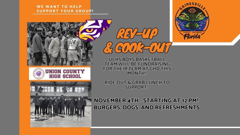 Rev Up & Cookout! Benefitting UCHS Boys Basketball, Gainesville Harley ...