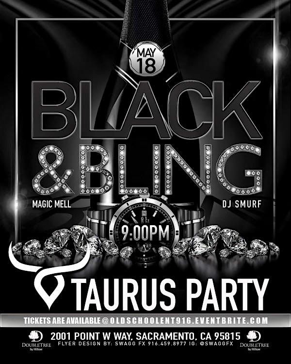 Black & Bling Taurus Party, DoubleTree by Hilton Hotel Sacramento ...