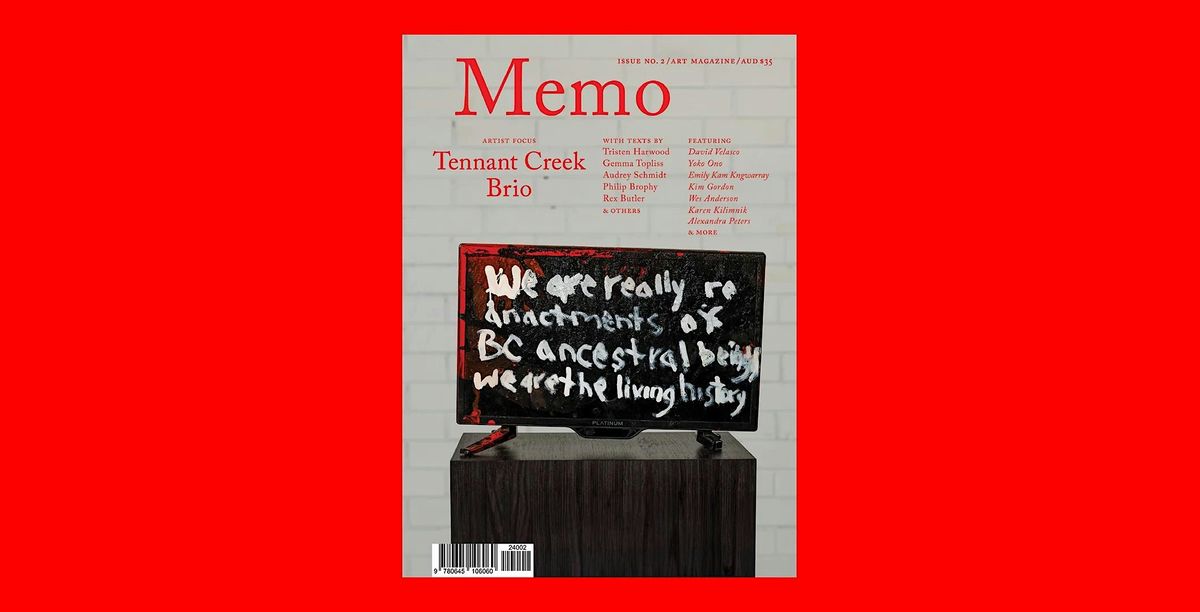Launch of Memo Review Issue 2, UNSW Galleries, Paddington, 11 October 2024 | AllEvents.in