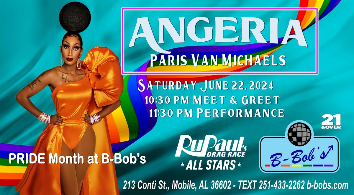 Angeria Paris Van Michaels RPDR AS9 returns to B-Bobs!!, B-Bob's ...