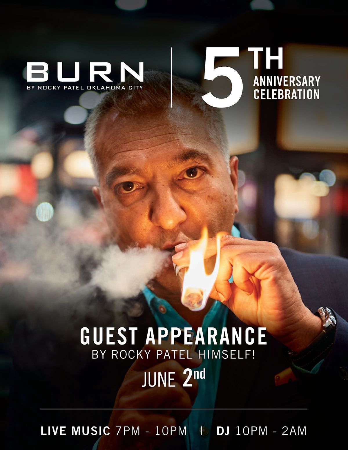 BURN OKC 5th Anniversary Celebration, BURN by Rocky Patel Oklahoma City ...