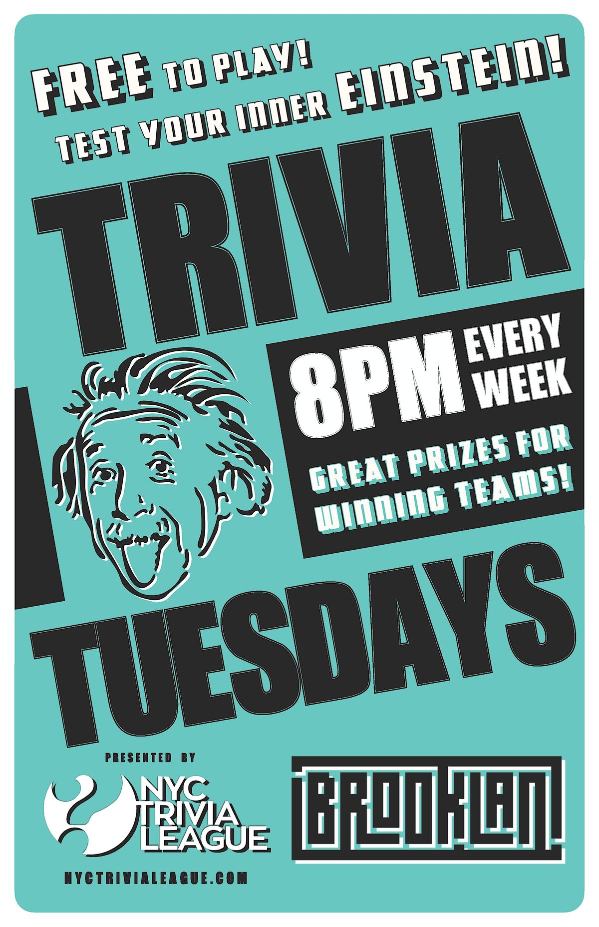Trivia Night in Brooklyn w/ NYC Trivia League, BrookLAN, Brooklyn, 23 ...