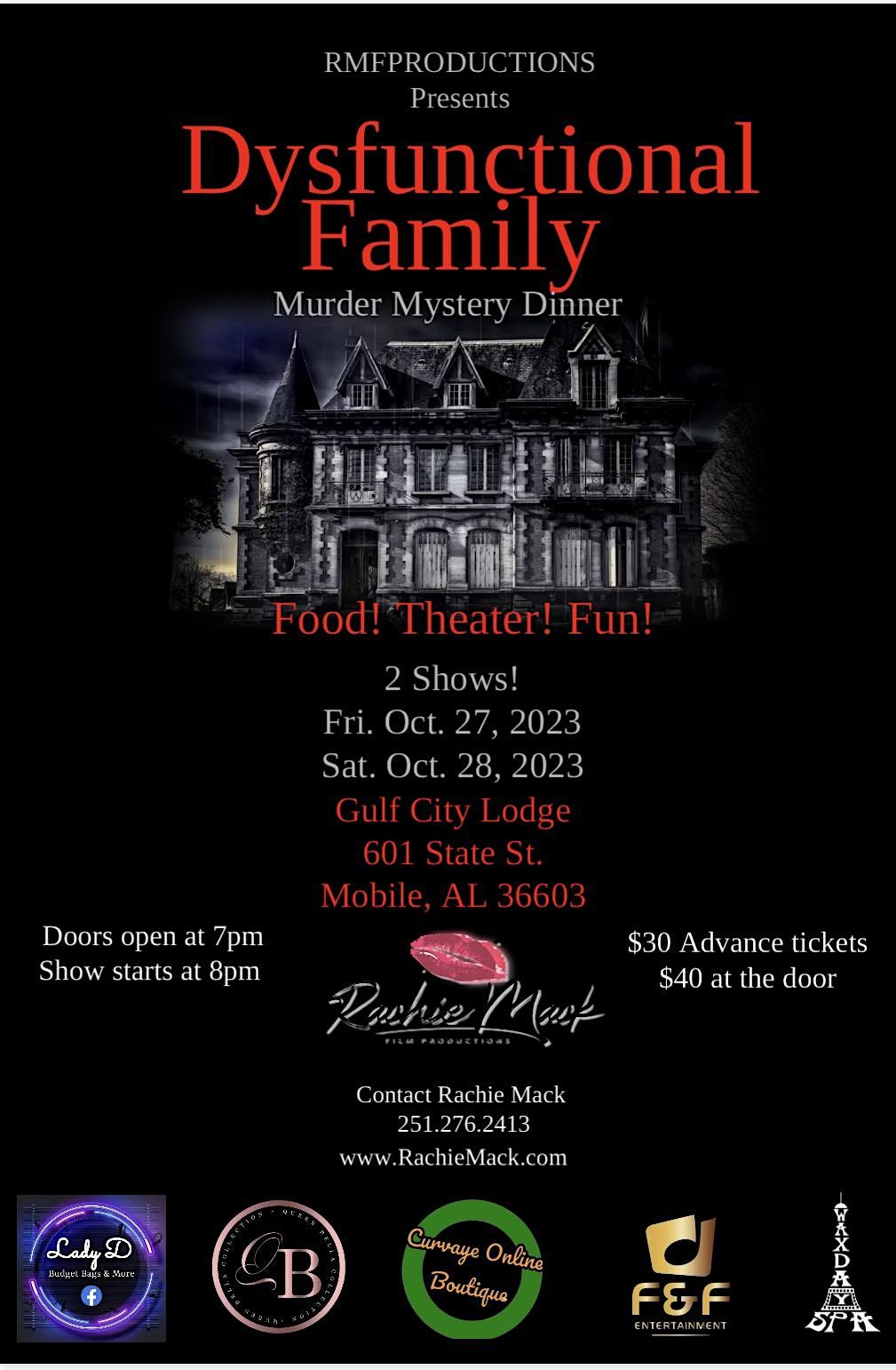 Dysfunctional Family (M**der Mystery Dinner), 601 State St, Mobile, 27 ...