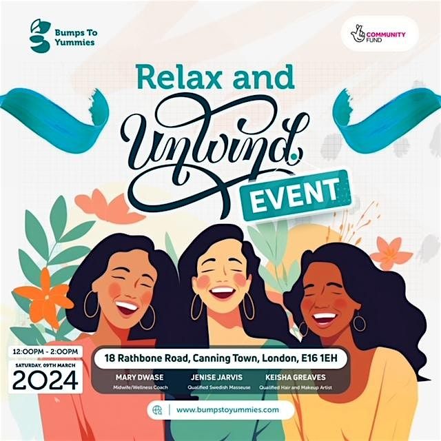 Relax and Unwind, Canning Town Library, London, 9 March 2024 | AllEvents