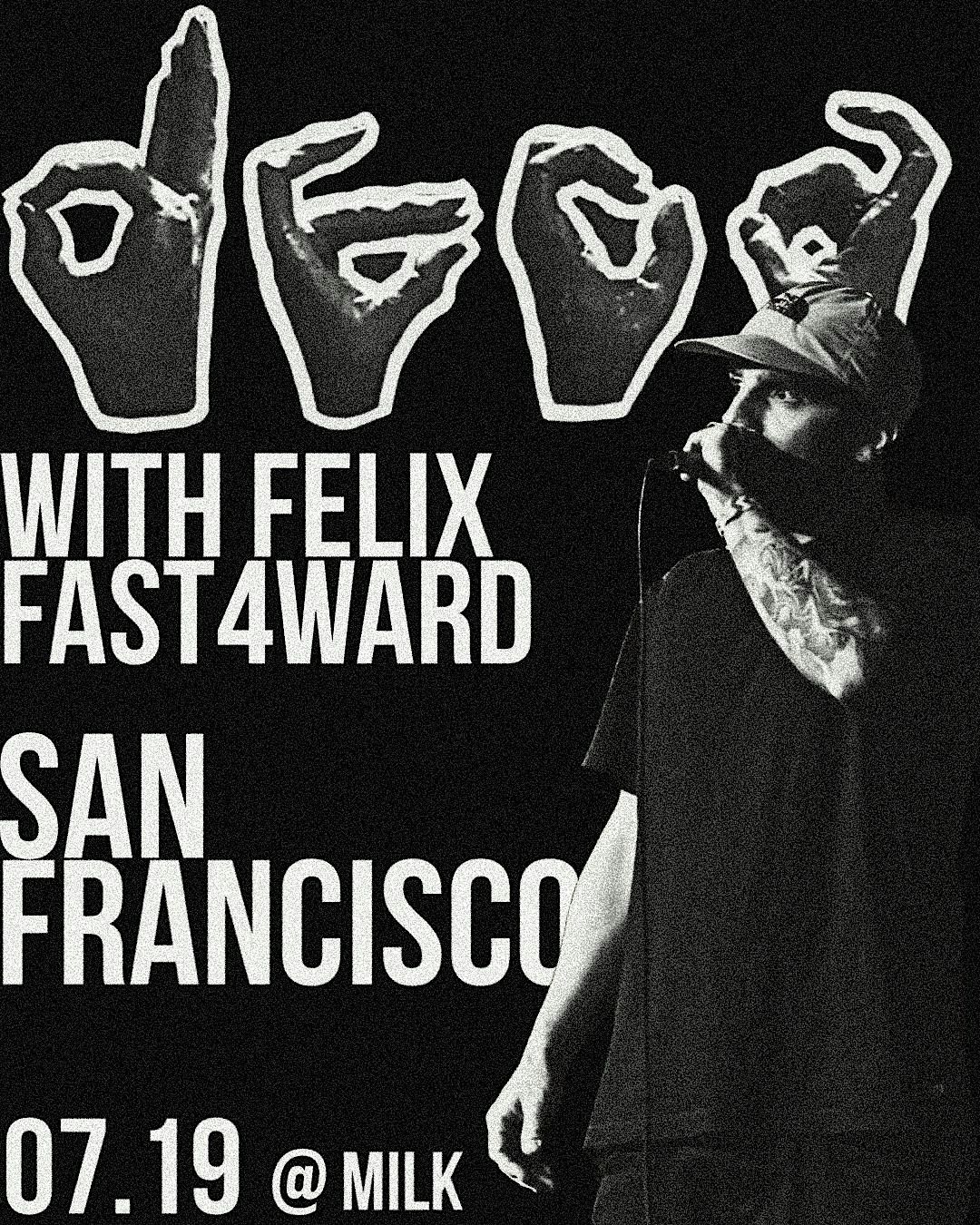 DECA, FELIX FAST4WARD, Milk Bar, San Francisco, 19 July 2024 | AllEvents.in