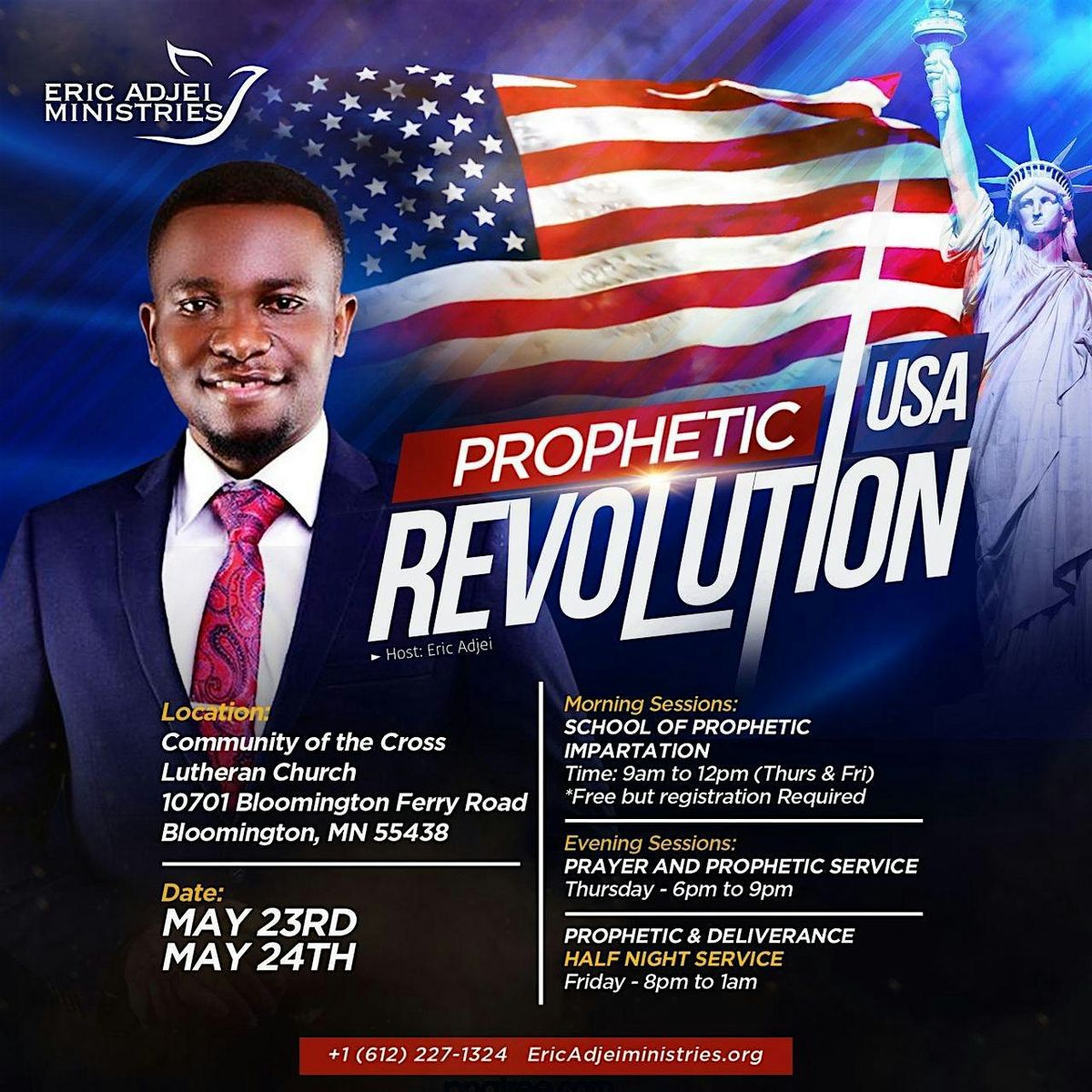 Prophetic Revolution USA Conference, Community Of The Cross Lutheran ...