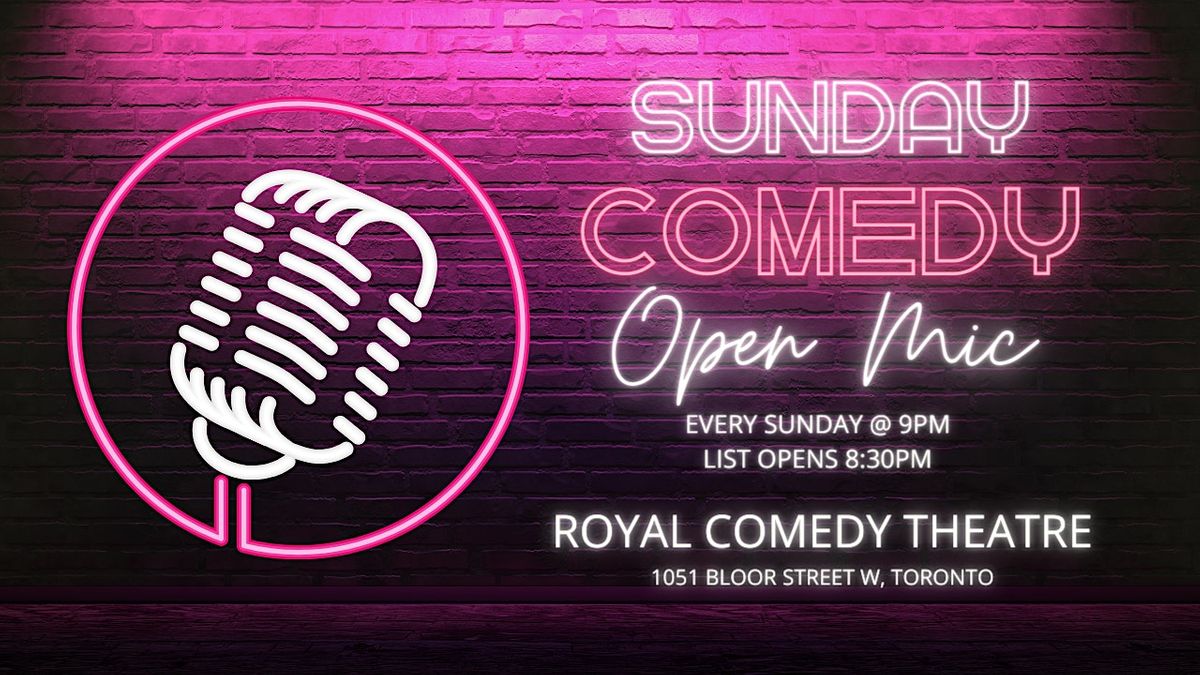 Sunday Night Open Mic at The Royal Comedy Theatre, The Royal Comedy ...