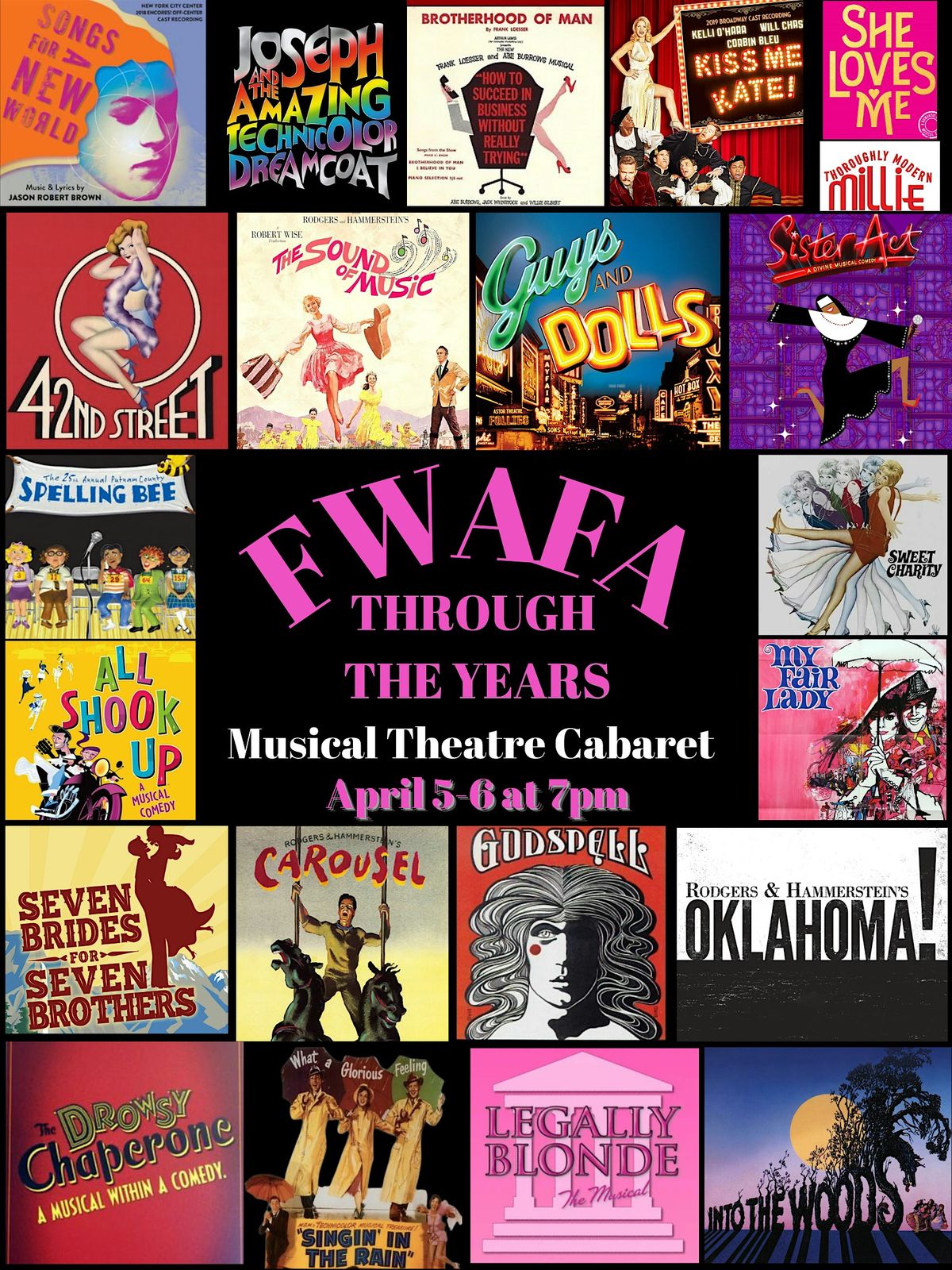 FWAFA Through the Years: A Musical Theatre Cabaret, Fort Worth Academy ...