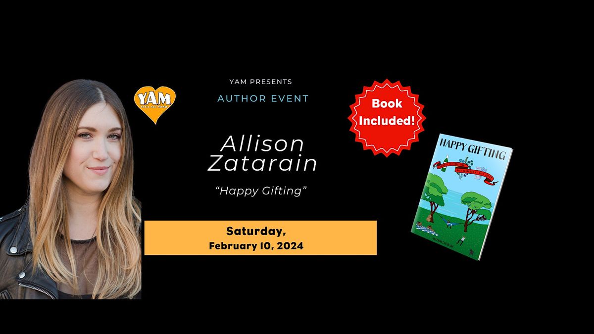 Sips, Stories and Savories Author Event with Allison Zatarain, Yoga Art ...