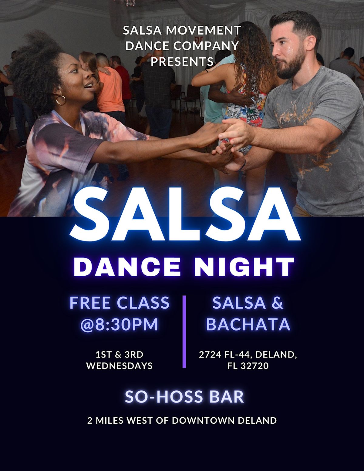 Salsa Dance Night in Deland!, So-Hoss Bar DeLand, 20 March to 16 May ...