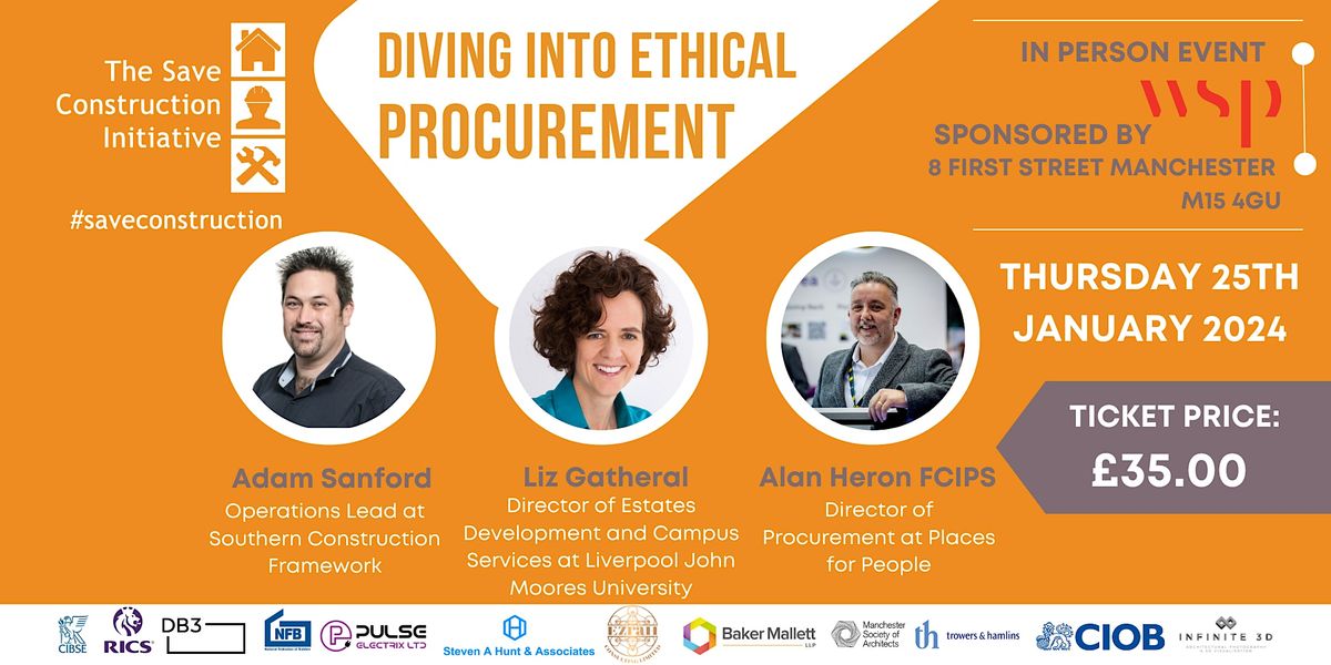 Diving into Ethical Procurement, WSP, Manchester, 25 January | AllEvents