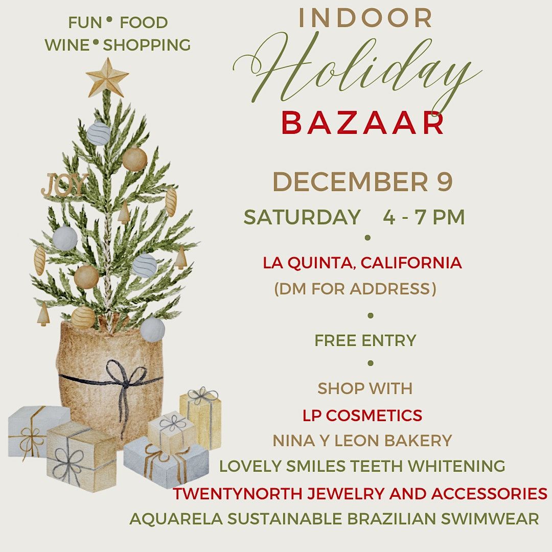Indoor Holiday Bazaar, 79060 River Rock Road, La Quinta, CA, USA, 9 ...