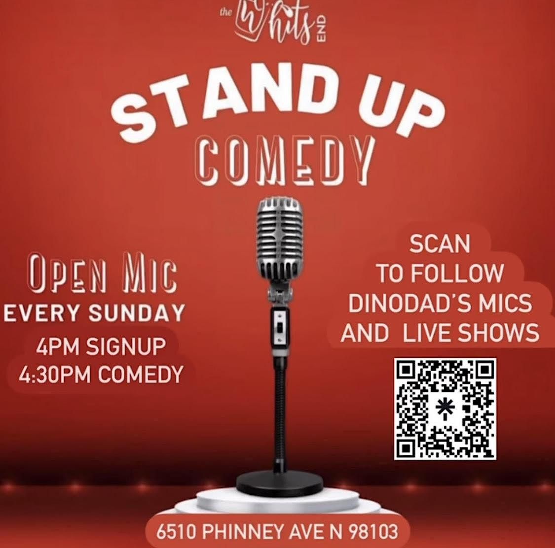 The Whits End Sunday afternoon Open-Mic Comedy, The Whit's End, Seattle, 21 May 2023 | AllEvents.in