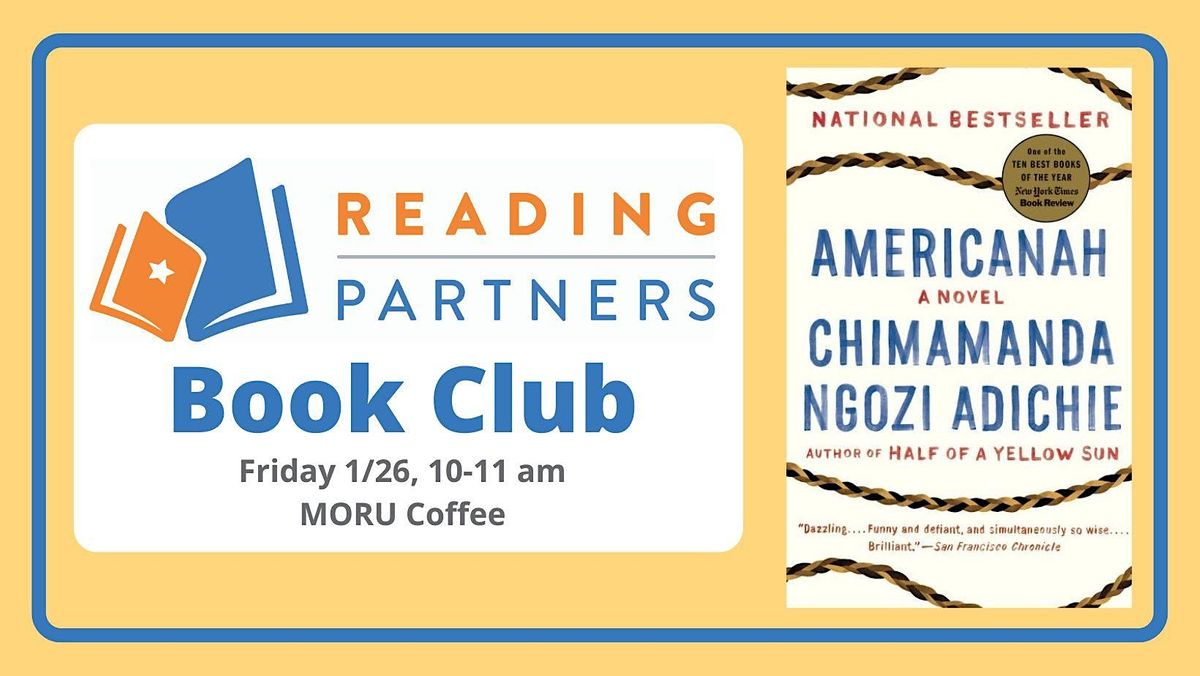 Reading Partners Book Club- January, MORU Coffee, Denver, 26 January ...