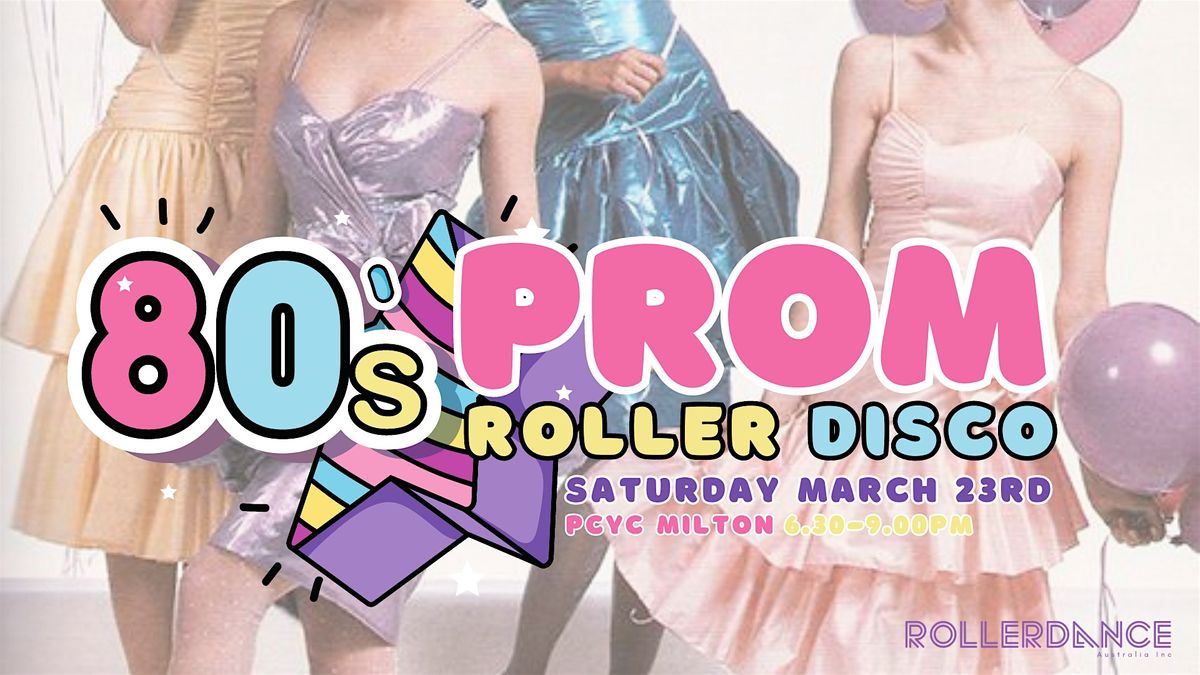 80s Prom Night Roller Disco, PCYC Lang Park, Milton, 23 March 2024 ...