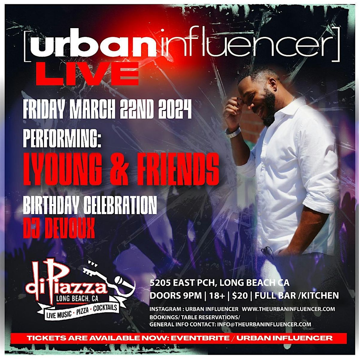 URBAN INFLUENCER LIVE - PERFORMING LIVE - L .YOUNG & FRIENDS - DJ ...