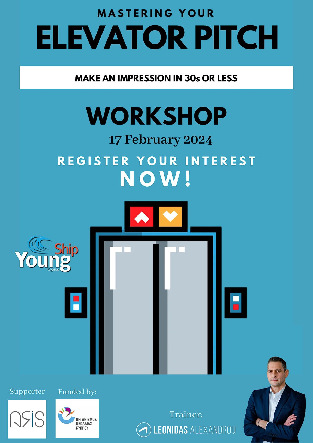 Elevator Pitch Workshop, ARIS | A Really Inspiring Space, Limasol, 17 ...