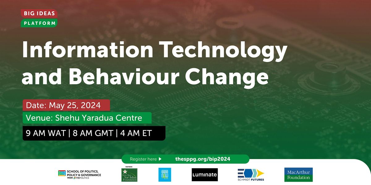 Big Ideas Platform 2024: Information Technology and Behaviour Change ...