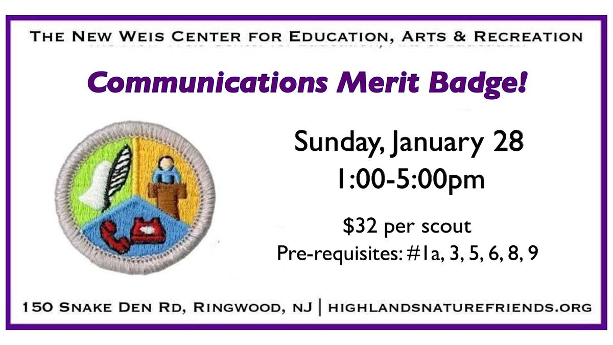 Communication Merit Badge