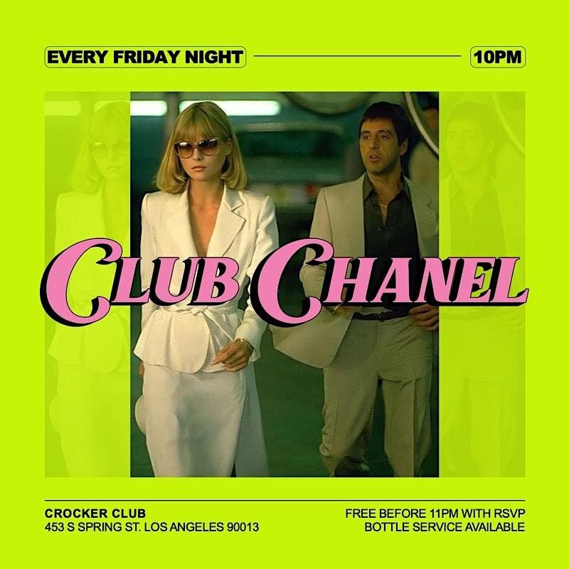 Club Chanel, Crocker Club, Los Angeles, 13 January 2023 | AllEvents.in