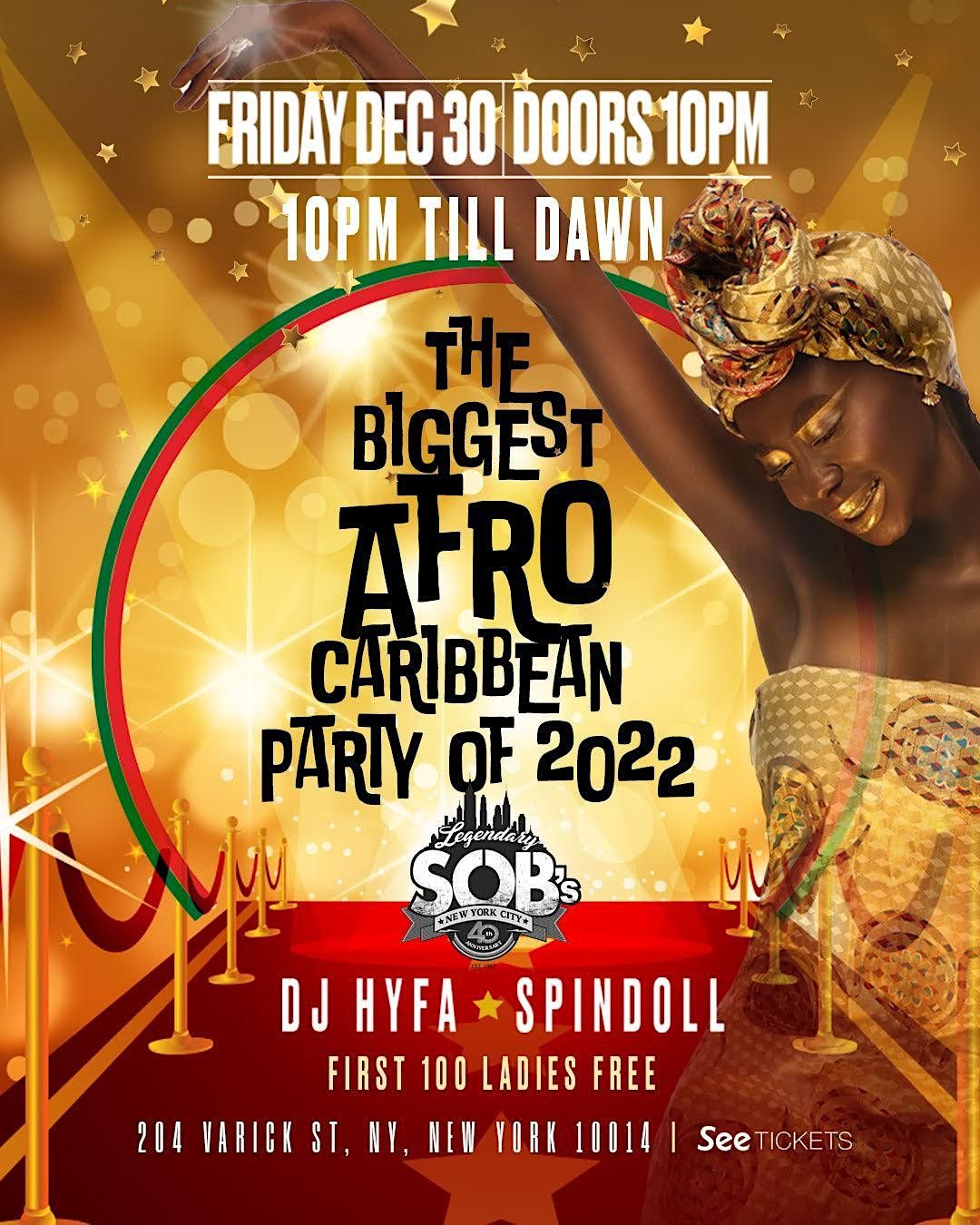 Afro Caribbean End Of The Year Party SOB s New York December 30 To afro-caribbean-end-of-the-year-party-sob-s-new-york-december-30-to