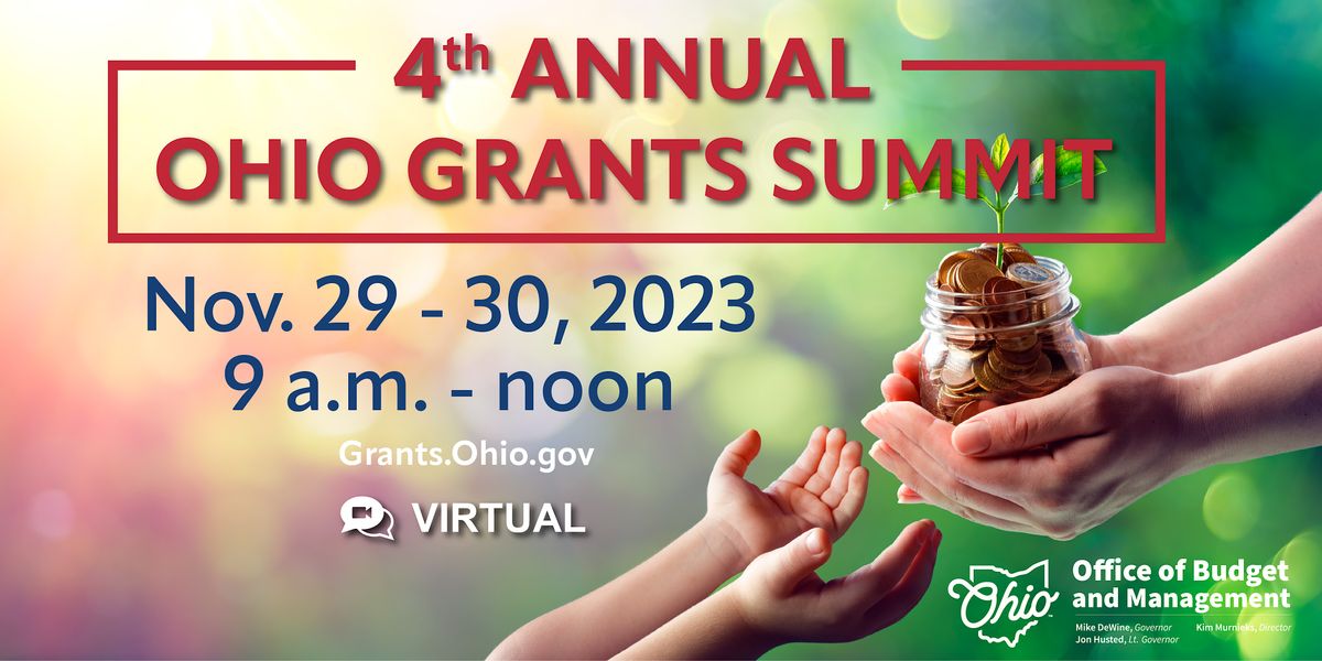 2023 Ohio Grants Summit - Day One, November 29 2023 | Online Event | AllEvents.in