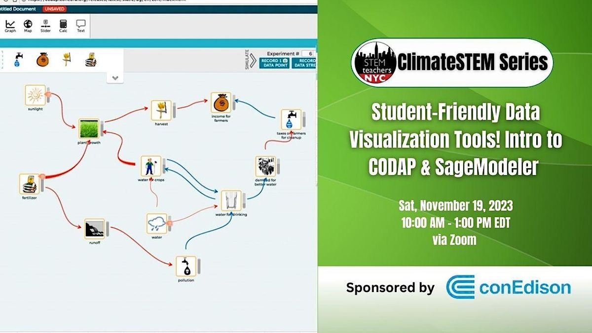 Student-friendly Data Visualization Tools - Intro to CODAP & SageModeler, November 19 2023 ...