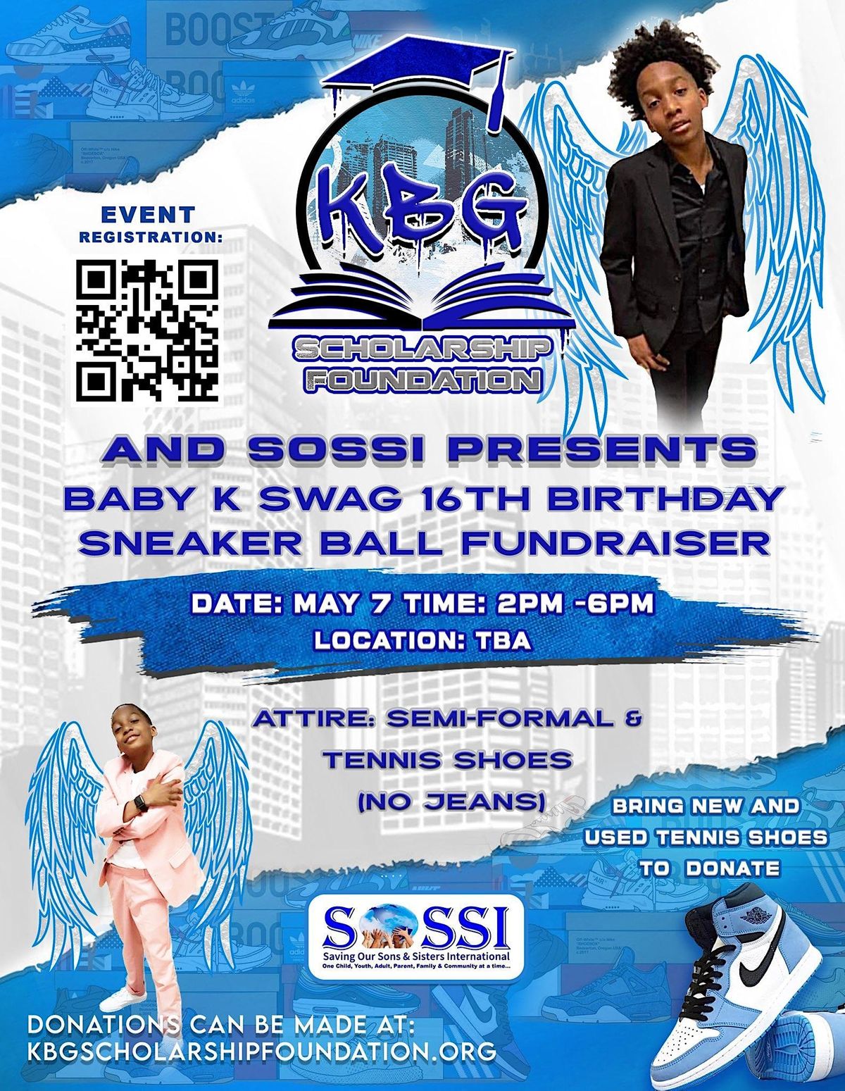 KBG presents Baby K Swag 16 Sneaker Ball, Venue and ticket info will be ...