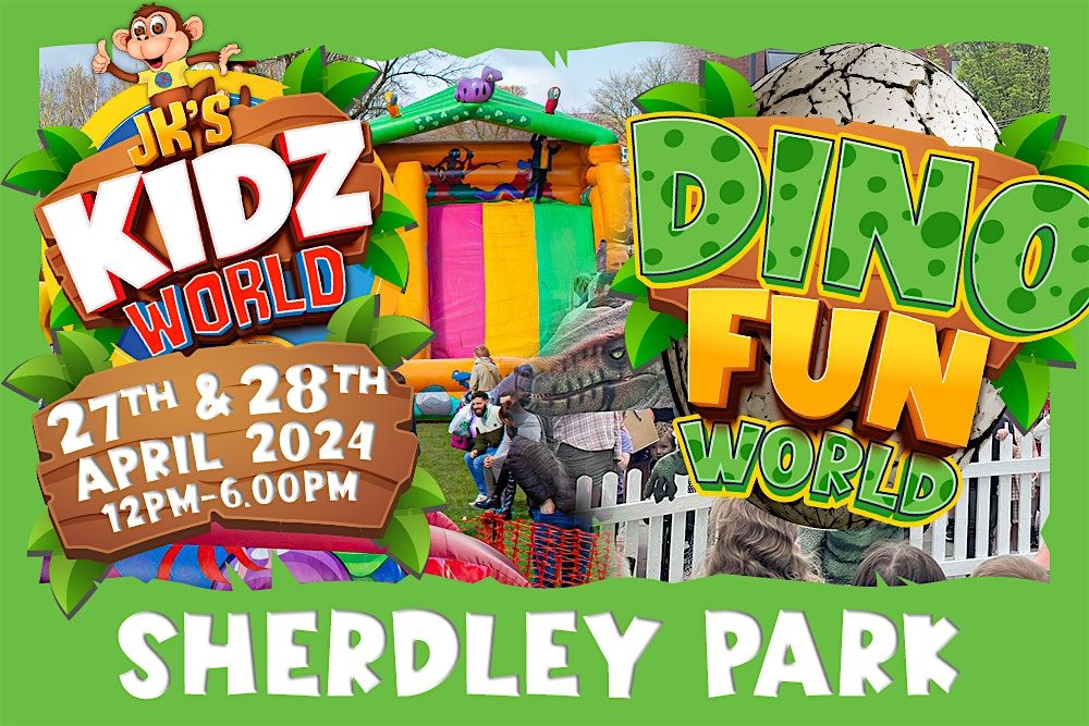DINO FUN WORLD - 27th-28th April 2024 - Sherdley Park, St Helens - An ...
