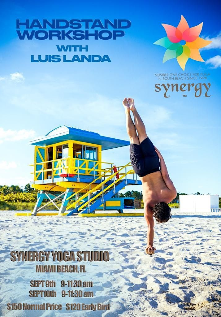 Handstand Yoga Workshop, Synergy Yoga Center, Miami Beach, 9 September ...