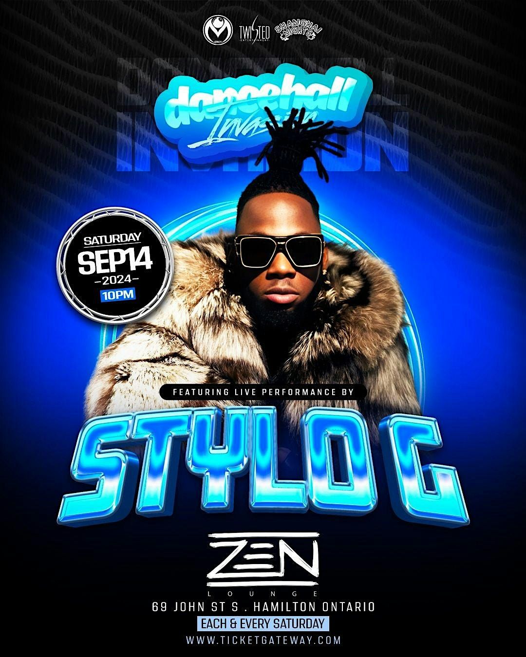 Dancehall Invasion Ft Stylo G | Sept 14th | Zen Lounge, Zen Lounge ...