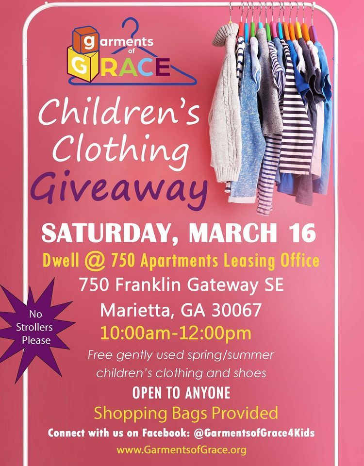 Spring Childrens Clothing Giveaway , 750 Franklin Gateway SE, Marietta ...